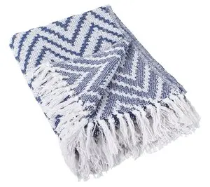 DESIGN IMPORTS Large Chevron Throw - One-color