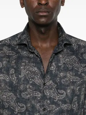 Brunello Cucinelli Paisley Cotton Shirt