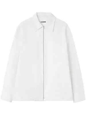 JIL SANDER Zip-up Cotton Shirt