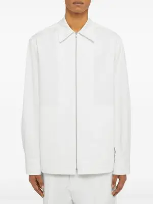 JIL SANDER Zip-up Cotton Shirt