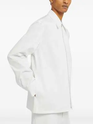 JIL SANDER Zip-up Cotton Shirt