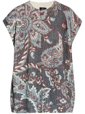 Etro Paisley-print Wool Top