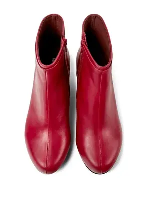 Camper Leather Round-toe Boots