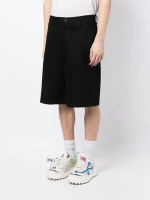 Off-White Logo-print Knee-length Shorts
