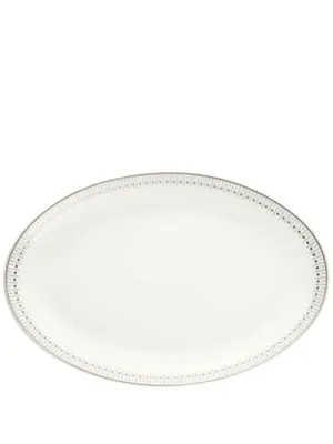 Christofle Malmaison Impériale Oval Platter - White