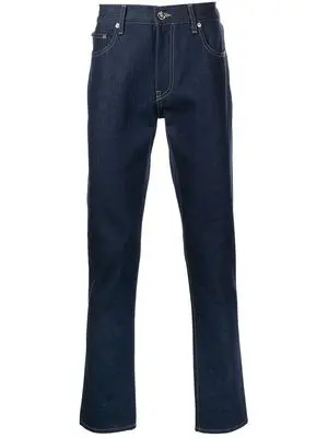 Off-White Diag Slim-fit Jeans - Blue