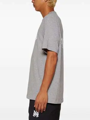 Amiri Logo-print Cotton T-shirt - Grey