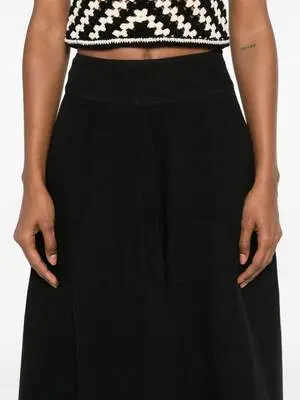 120% Lino Linen A-line Skirt - Black