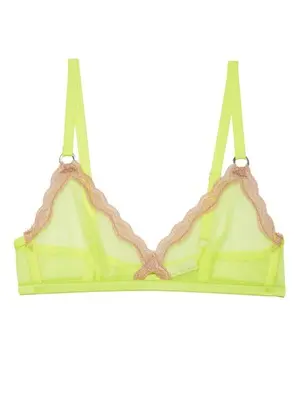 FLEUR DU MAL Sheer Tulle Bralette