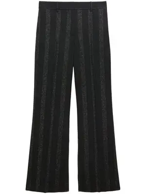 MSGM Striped Wide-leg Trousers