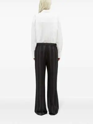 MSGM Striped Wide-leg Trousers