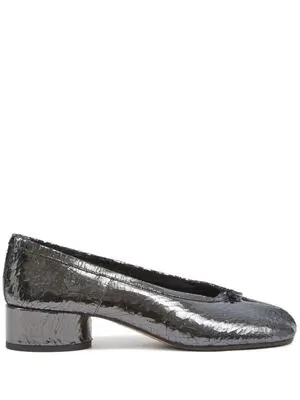 MAISON MARGIELA Tabi Broken Mirror Heeled Pumps - Grey