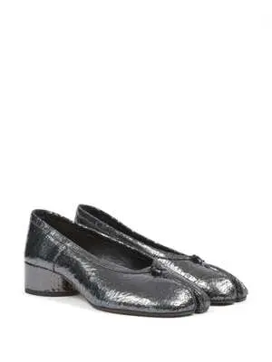 MAISON MARGIELA Tabi Broken Mirror Heeled Pumps - Grey