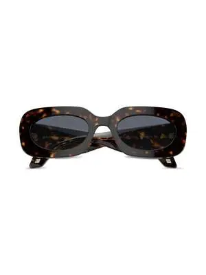 Giorgio Armani Tortoiseshell Rectangle Sunglasses
