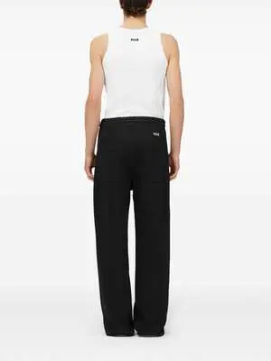 MSGM Logo Patch Jogging Trousers