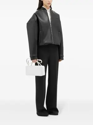 MSGM High-waisted Tailored Trousers - Black