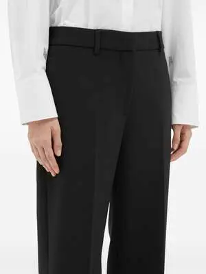 MSGM High-waisted Tailored Trousers - Black