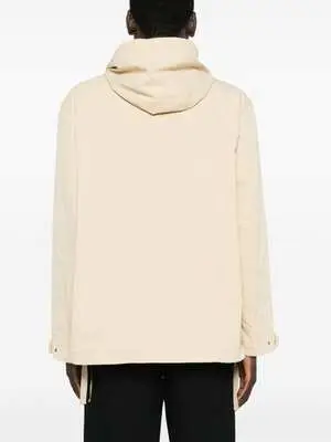Carhartt Work In Progress Logo-patch Hooded Jacket - Neutrals
