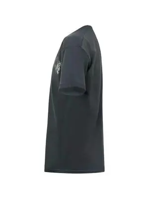 MAISON MARGIELA Logo Print Cotton T-shirt - Black
