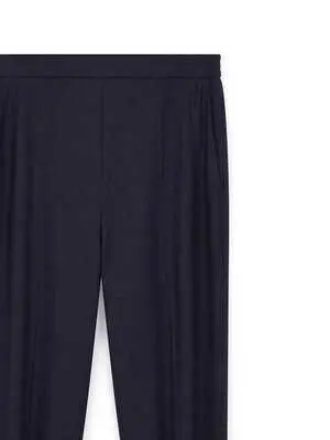 Stella McCartney Wool Flannel Jogger - Blue