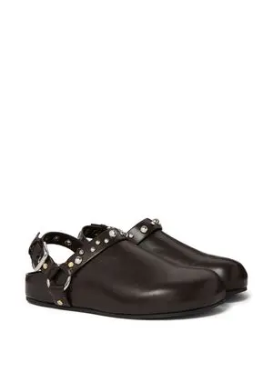 Stella McCartney Elyse Studded Clogs - Brown