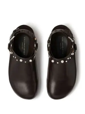 Stella McCartney Elyse Studded Clogs - Brown