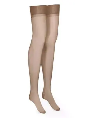 MAISON CLOSE Sheer Stockings - Brown
