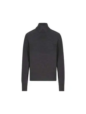 Burberry Cotton Hoodie With Check Motif - Mid Grey