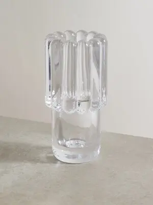 TOM DIXON Press Medium Glass Vase - Neutrals