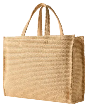 Givenchy Medium Logo-embroidered Raffia Tote
