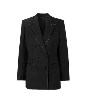 TOM FORD Double-breasted Wool-blend Blazer