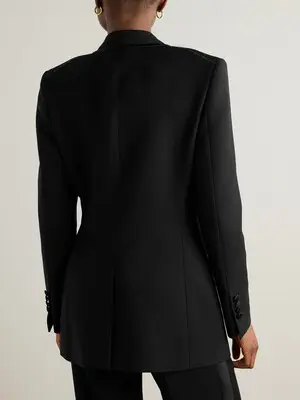 TOM FORD Double-breasted Wool-blend Blazer