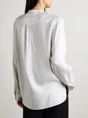 Veronica De Piante Daisy Pinstriped Shirt
