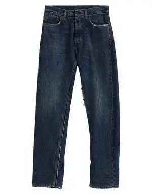 MAISON MARGIELA Cotton And Wool Straight-leg Jeans