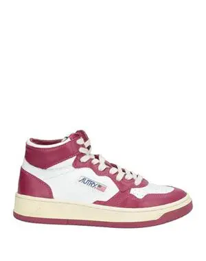 AUTRY AUTRY Leather High-Top Sneakers Red
