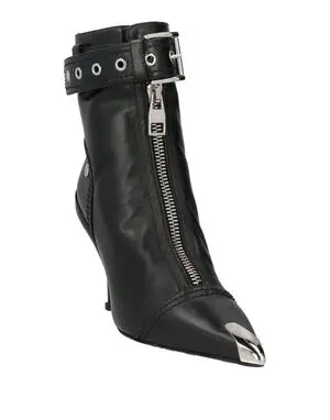 Alexander McQueen Leather Ankle Boots