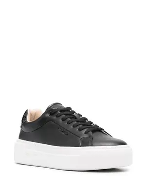 Calvin Klein Leather Flatform Sneakers