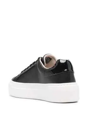 Calvin Klein Leather Flatform Sneakers