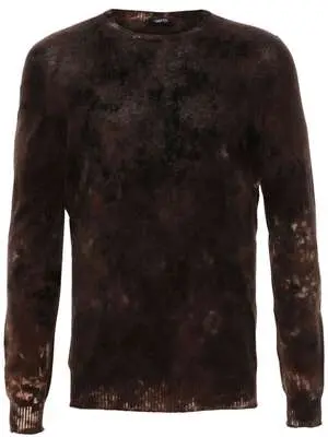Avant Toi Bleached-effect Cashmere Jumper