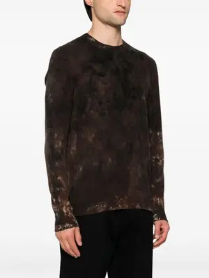 Avant Toi Bleached-effect Cashmere Jumper