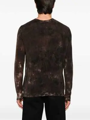Avant Toi Bleached-effect Cashmere Jumper