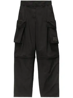 Alexander Wang Panelled Wide-leg Cargo Trousers
