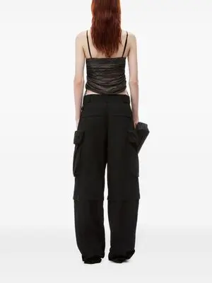 Alexander Wang Panelled Wide-leg Cargo Trousers
