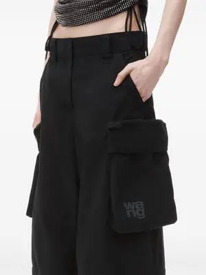 Alexander Wang Panelled Wide-leg Cargo Trousers