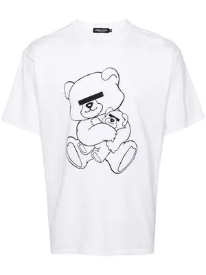 Undercover Teddy Bear-print Cotton T-shirt