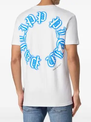 Philipp Plein Gothic Plein-print V-neck T-shirt