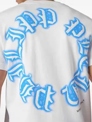 Philipp Plein Gothic Plein-print V-neck T-shirt