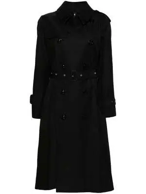 Sacai Double-breasted Twill Trench Coat