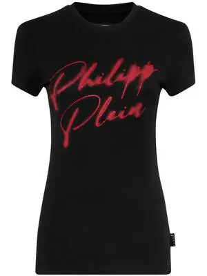 Philipp Plein Textured T-shirts For Women