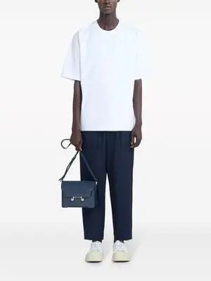 Marni Trunkaroo Leather Shoulder Bag - Blue
